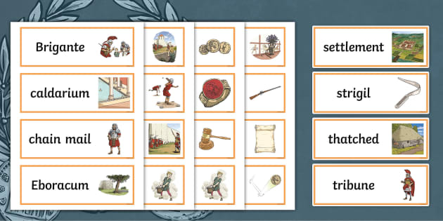 KS2 Ancient Romans Story Word Cards (teacher made) - Twinkl